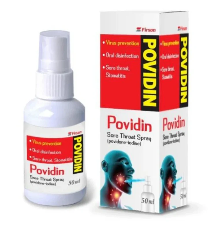 POVIDIN SORE THROAT SPRAY 50ML | Rosh Pharmacy
